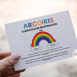 Spanish Breathing Cards for Kids Anxiety SEL Calm Down Corner Calming ...