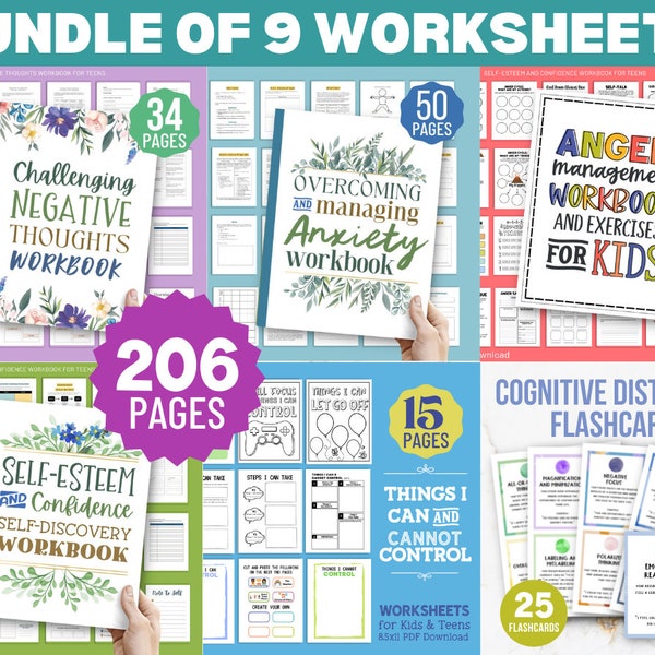 Handouts for Anxiety With Teens - Etsy