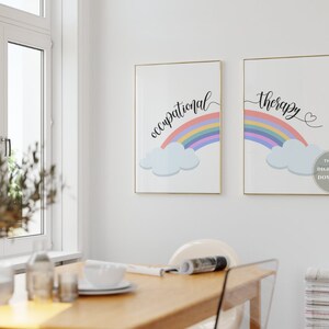 20 Occupational Therapy Poster Office Decor OT School Therapist Wall ...