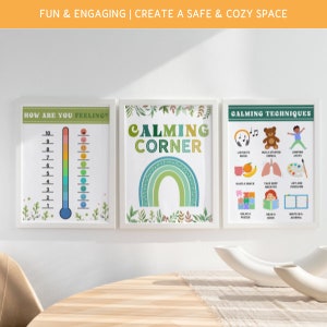 32 Calm Down Corner Posters Printable Sign Kit Calming Decor Print ...