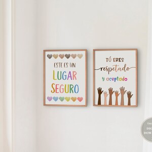 12 Spanish Inclusion Posters School Counselor Office Decor Inclusive ...