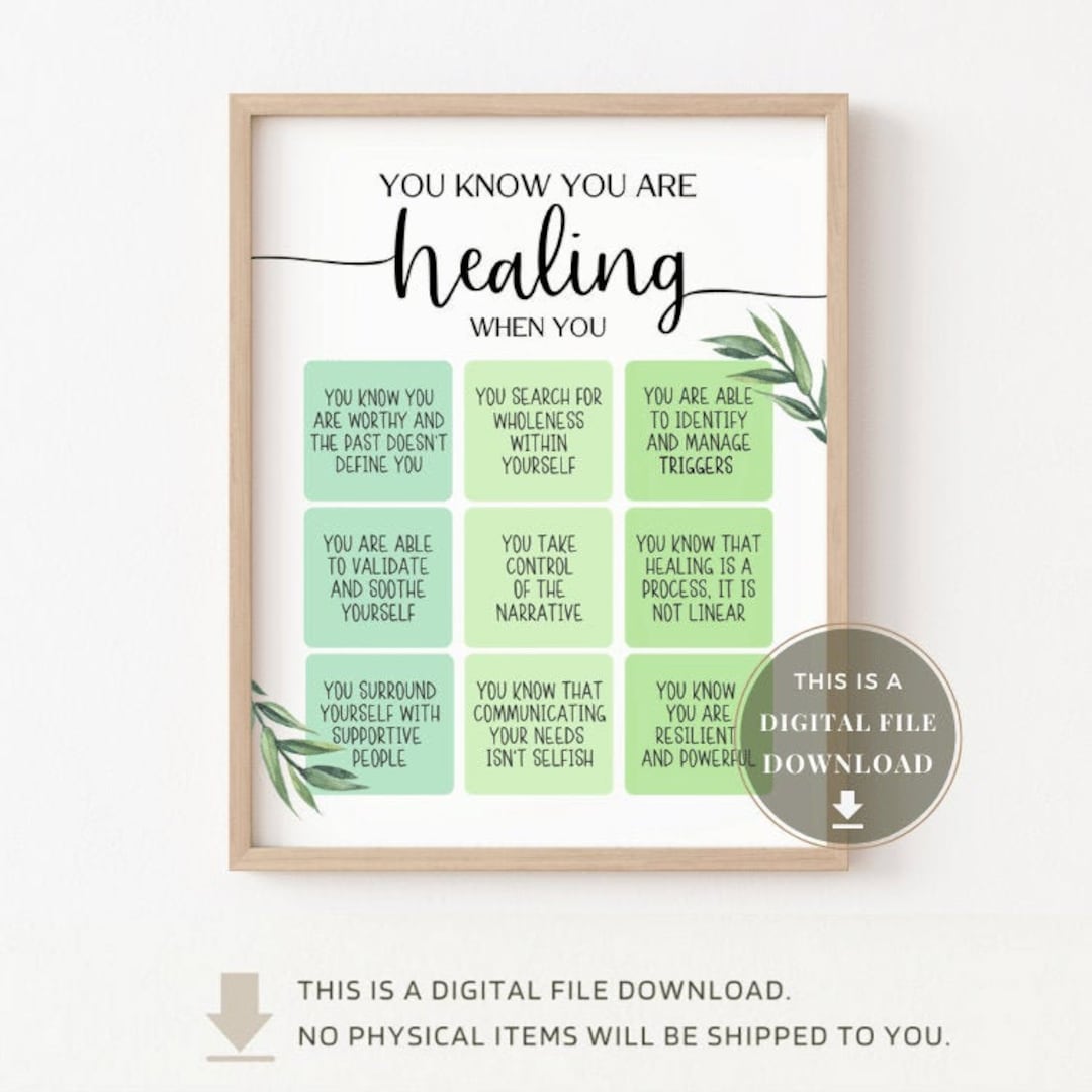 Healing Psychotherapy Art Decor Gifts Psychotherapist Counseling Office ...