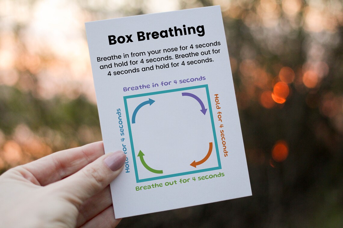 34 Grounding Techniques Cards School Counselor Posters Therapy - Etsy