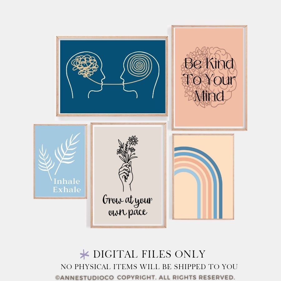 Bundle Therapy Office Decor Print Therapist Wall Art - Etsy