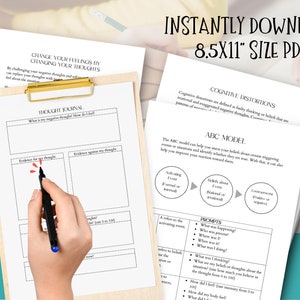 Counselor Worksheets Teens Counseling Therapy Handouts Resources ...