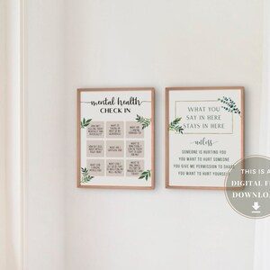 Bundle 18 School Counselor Office Decor Mental Health Posters ...