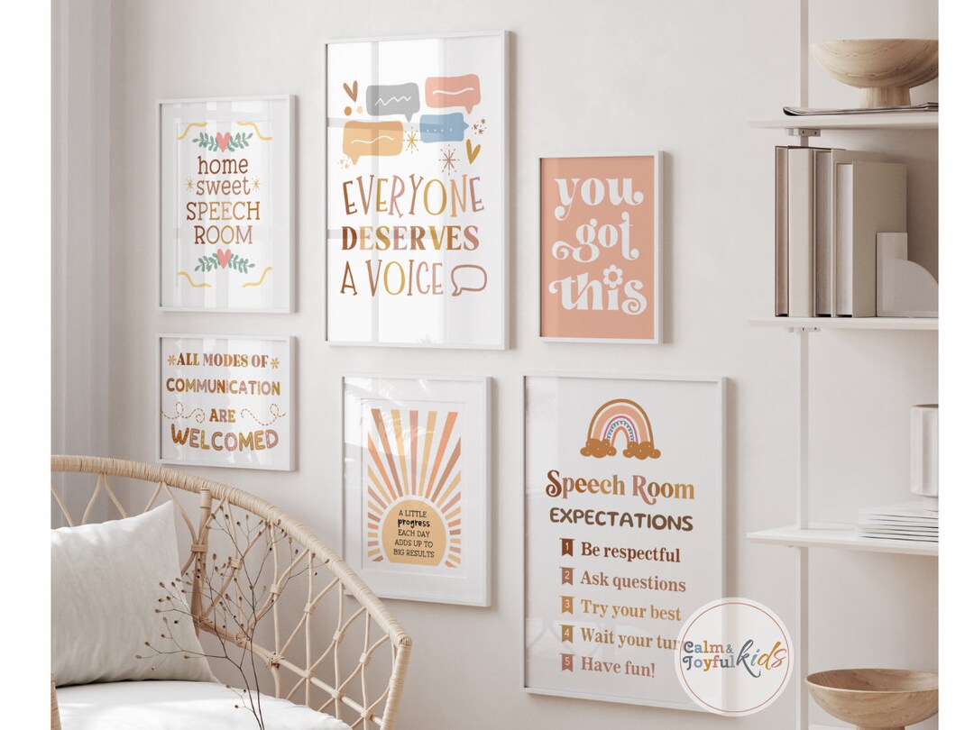 20 Speech Therapist Decor SLP Language Pathologist Poster Therapy ...