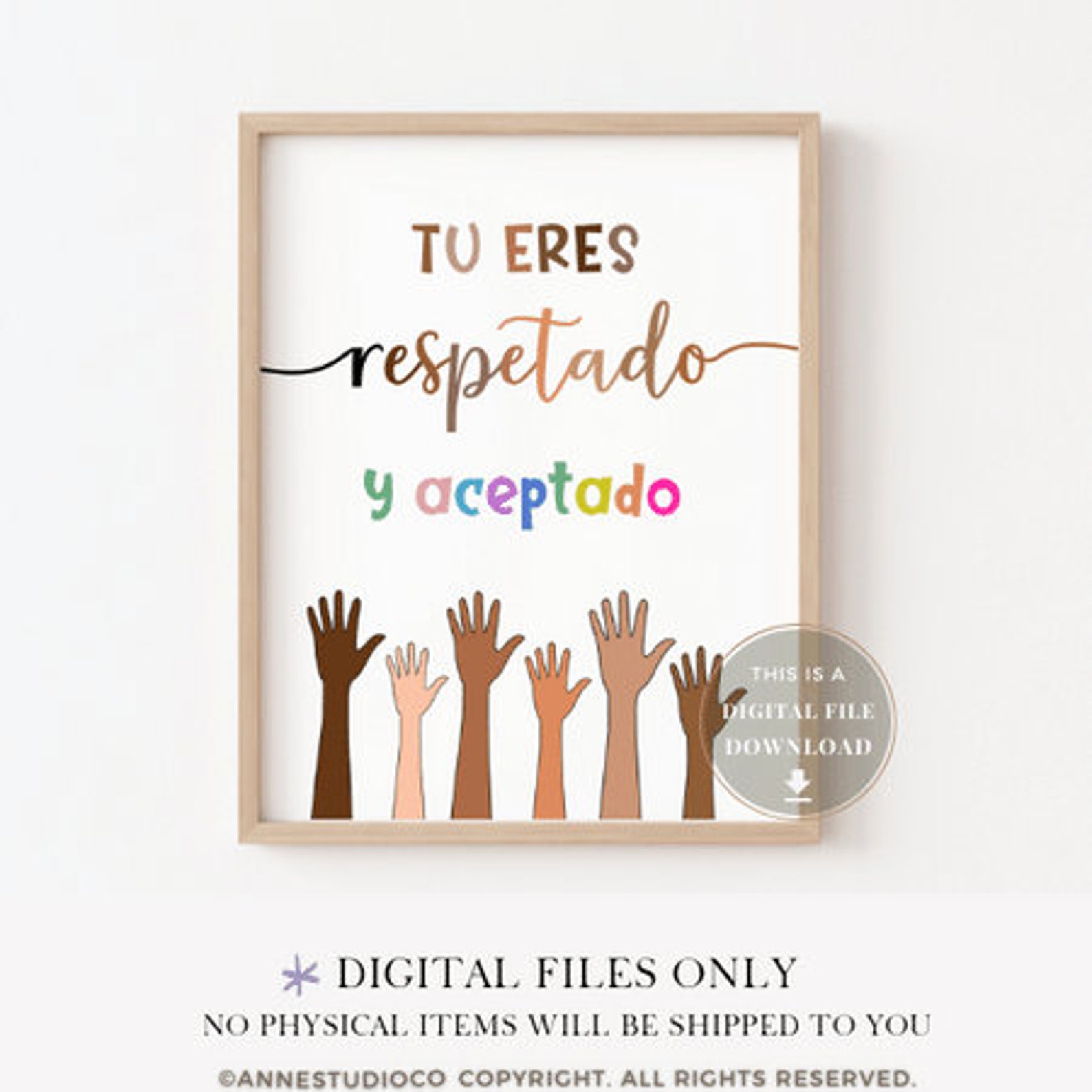 Spanish Diversity School Counselor Office Decor Posters in - Etsy