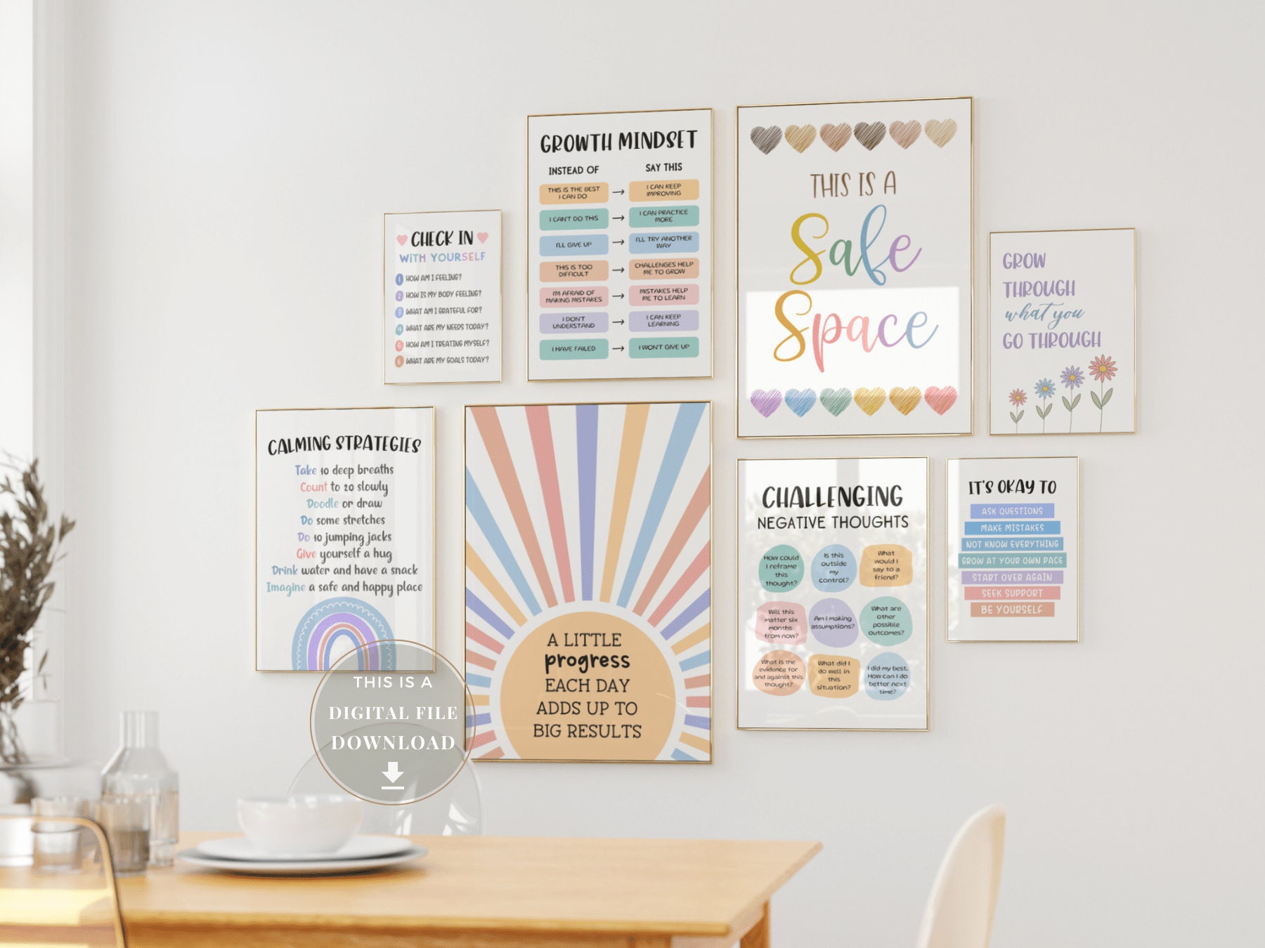 18 School Counseling Signs Posters Psychologist Office Decor - Etsy Canada