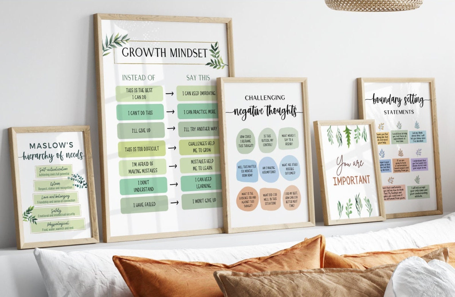 20 Therapist Office Decor Social Worker Posters Therapy Wall Art ...