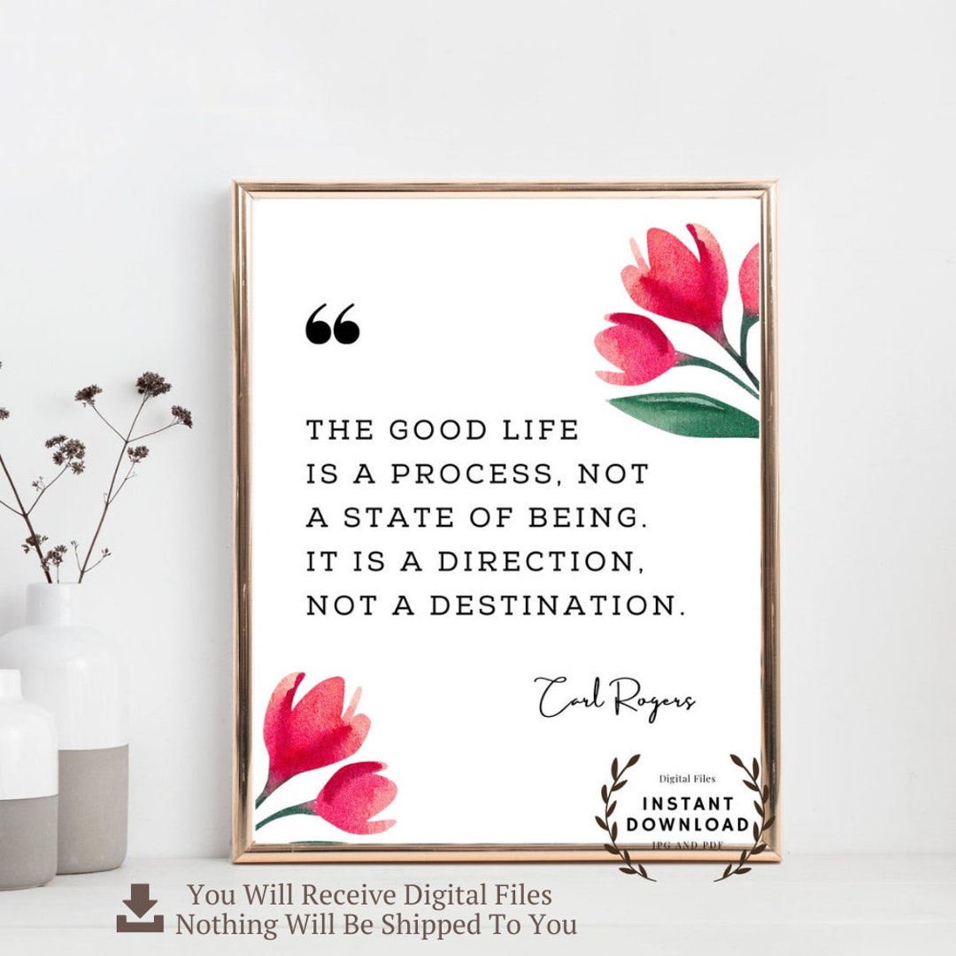 Carl Rogers School Counselor Office Decor Therapy Poster Social Worker ...