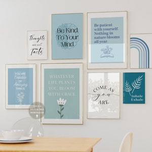 16 Therapy Office Decor Bundle Mental Health Posters Psychology Art ...