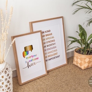 12 Inclusion Posters School Counselor Office Decor Inclusive Wall Art ...