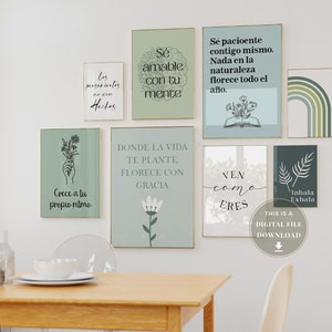 16 Spanish Therapy Prints Therapist Office Decor Counseling Posters ...