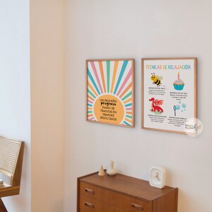 40 Spanish Calm Corner Posters Sign Calming Classroom Decor Bundle ...