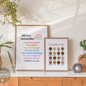 12 Inclusion Posters School Counselor Office Decor Inclusive Wall Art ...