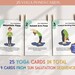 25 Yoga Poses Cards Social Emotional Learning Posters Bulletin Wall Art ...