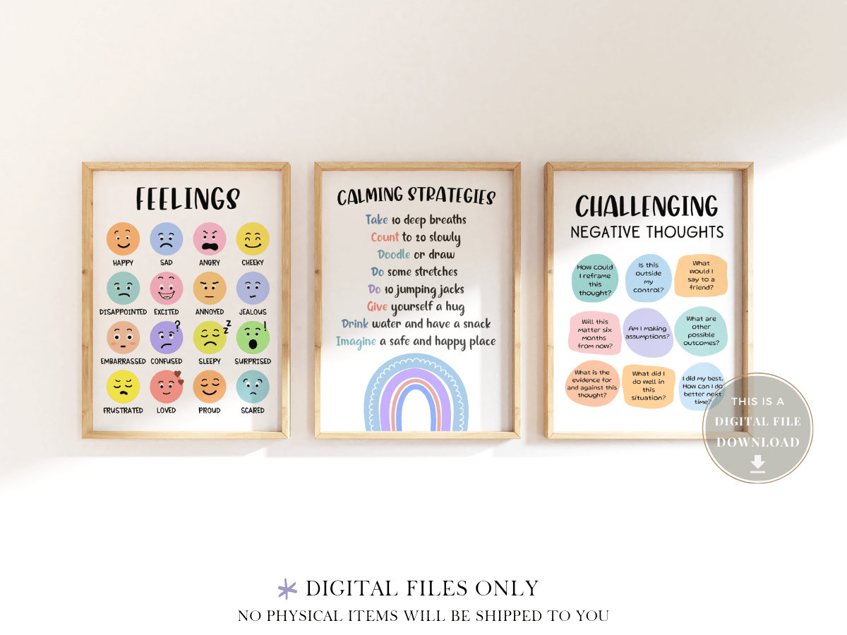 18 School Counseling Signs Posters Psychologist Office Decor - Etsy Canada
