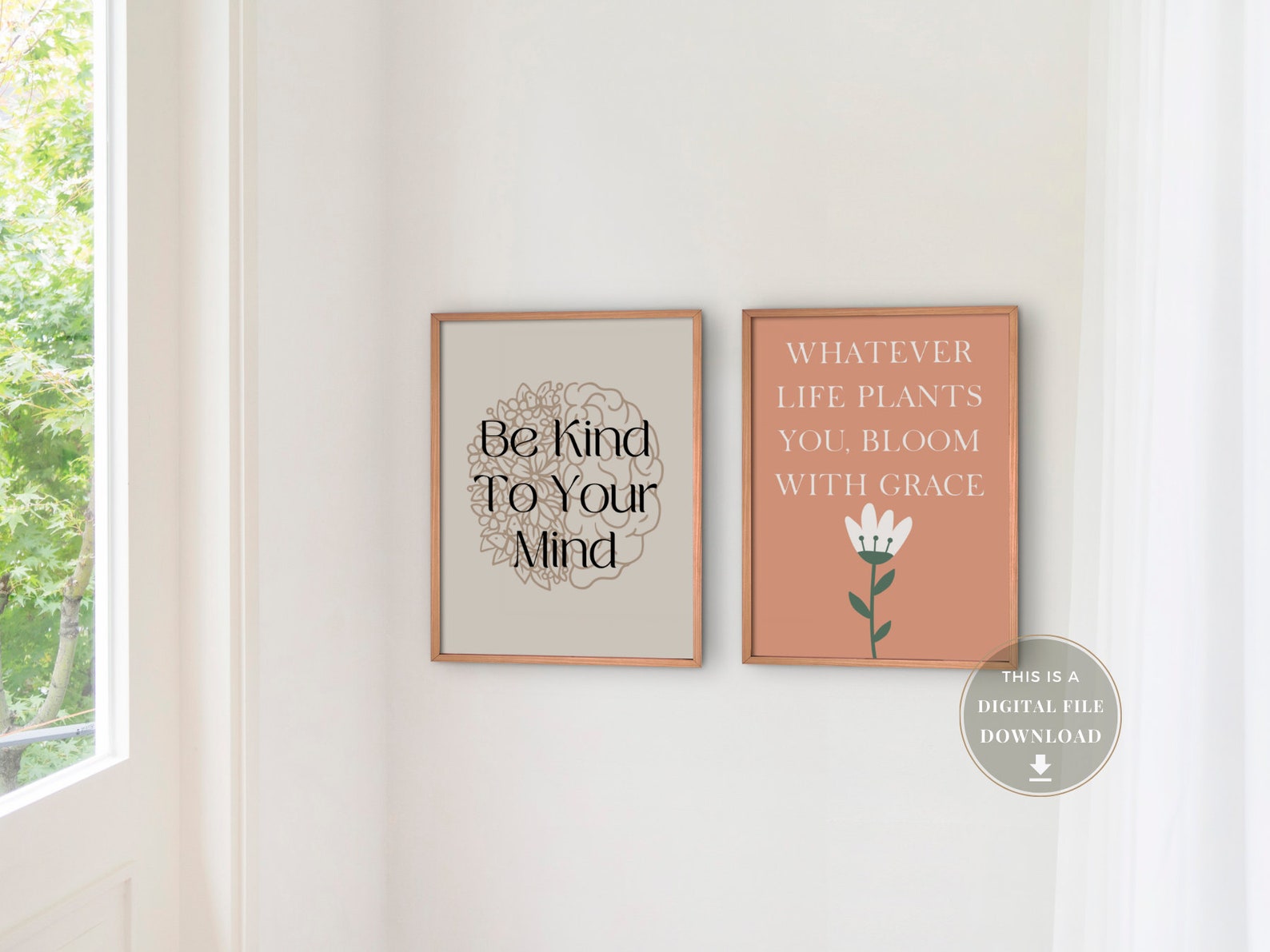 Boho Therapy Office Decor Signs Set Mental Health Posters - Etsy