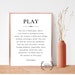 Play Therapy Wall Art Print Poster Kit Child Therapist Office Children ...