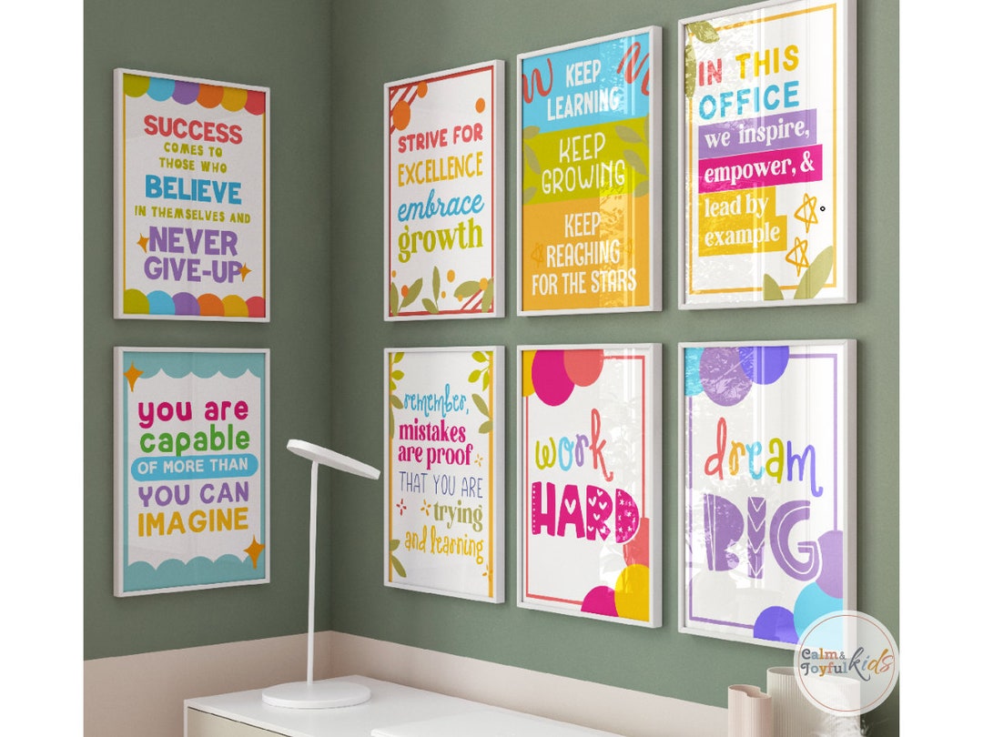 10 Principal Office Decor School Wall Art Posters Assistant Principal ...