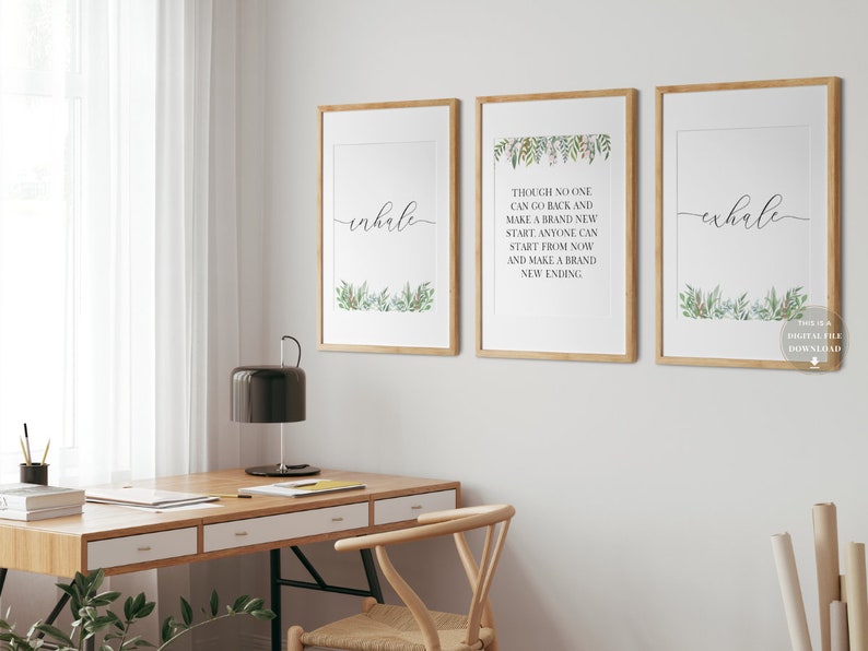 Set of 3 Therapist Office Decor Art Counselor Wall Posters - Etsy