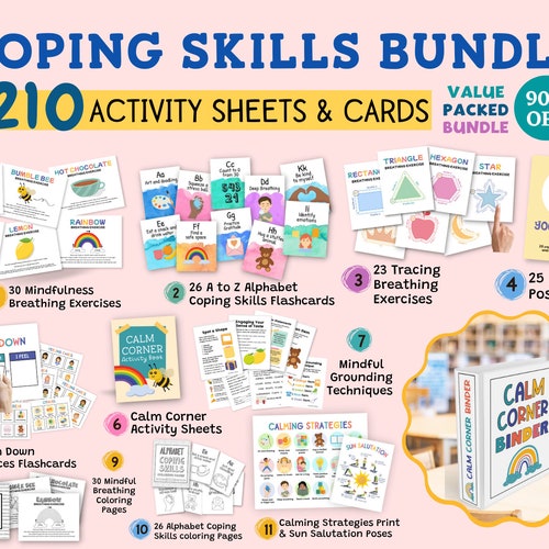 Coping Skills Tool Box Feelings Poster Calming Down Corner - Etsy