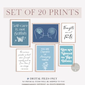 20 Therapist Office Sign Prints Counseling Decor Posters Therapy Wall ...