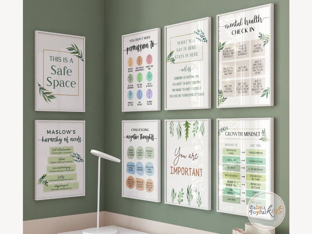 40 Therapist Office Decor Sign School Counselor Posters Social Worker ...