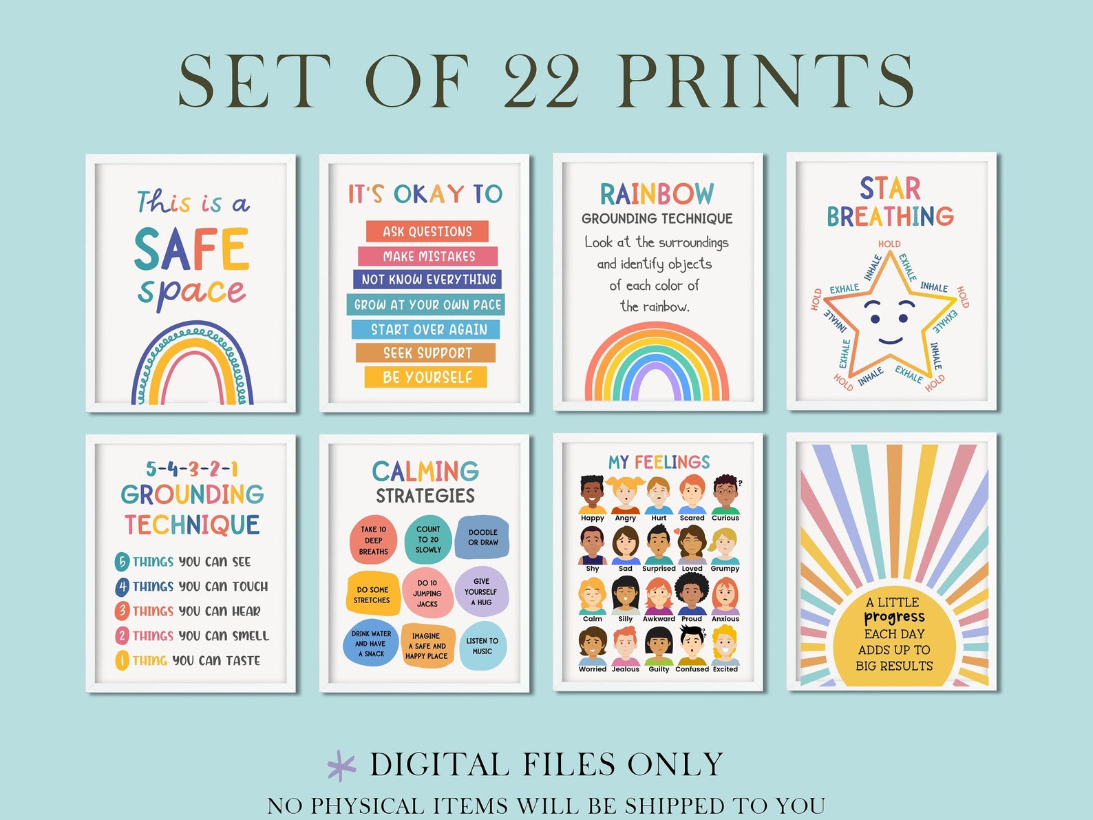 22 Calming Corner Strategies Poster Calm Down Posters - Etsy