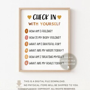 Boho 12 School Counselor Office Decor Poster Psychologist Wall Art ...