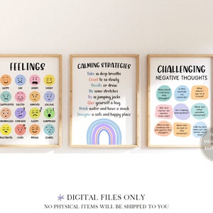 20 School Counselor Sign Posters Therapist Office Decor Social Worker ...