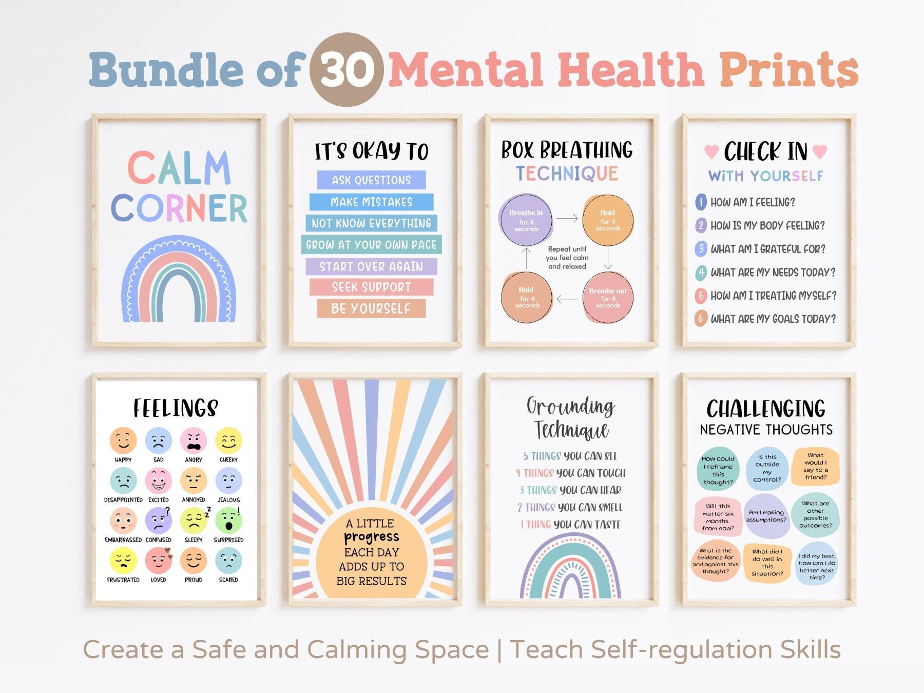 30 School Counseling Posters Counselor Office Decor - Etsy UK