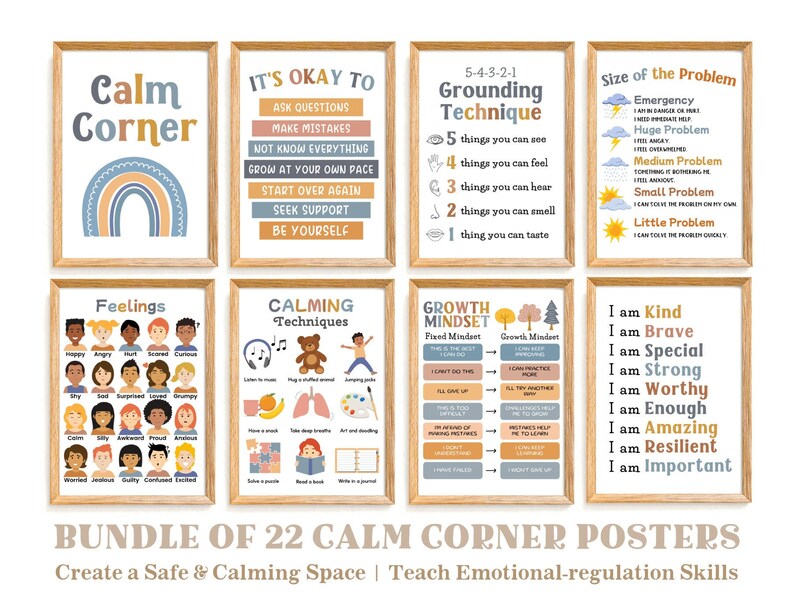 22 Boho Counseling Posters School Counselor Office Decor - Etsy