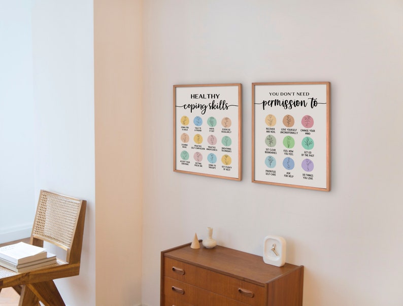 Counseling Office Decor School Counselor Posters Therapy Wall - Etsy
