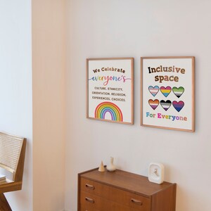 Bundle Inclusion Poster School Social Worker Office Decor Counselor ...
