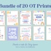 20 Occupational Therapy Poster Office Decor OT School Therapist Wall ...