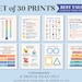 30 Spanish Classroom Educational Posters Wall Art Bundle - Etsy