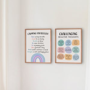 Set 12 Social Worker Office Decor Work Posters School Psych Wall Art ...