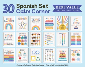 40 Spanish Therapy Poster Psychology Office Decor Counseling School ...