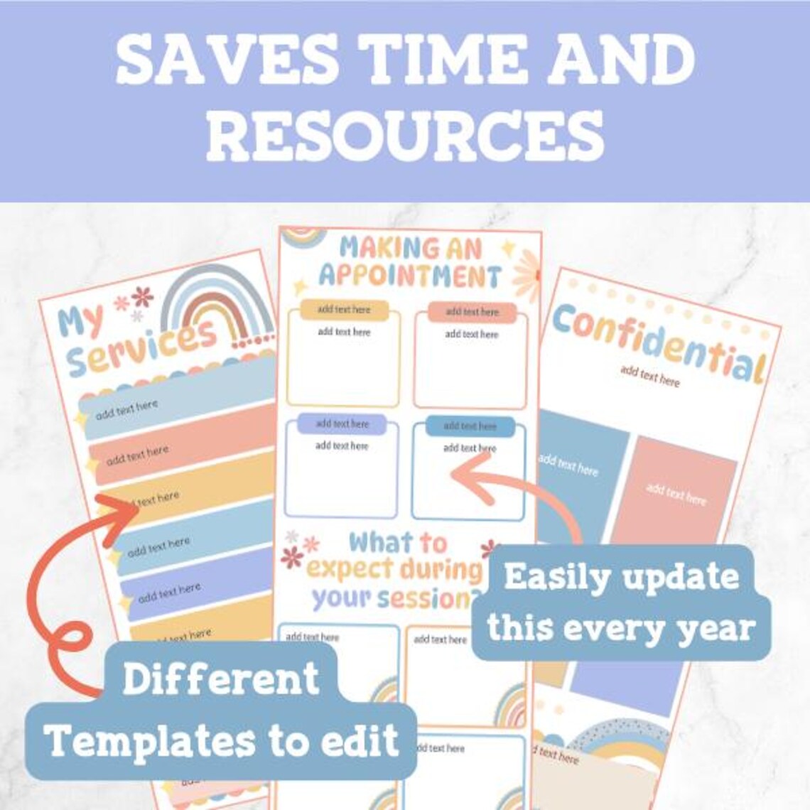 Meet the Counselor Brochure Editable Template School Counseling Poster ...