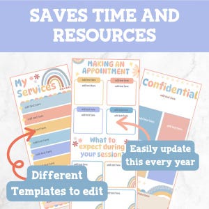 Meet the Counselor Brochure Editable Template School Counseling Poster ...