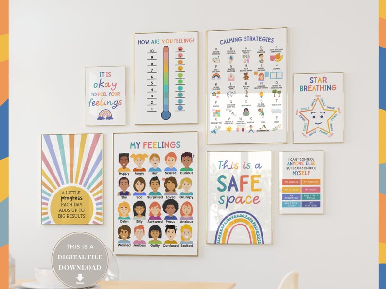 22 Calming Corner Strategies Poster Calm Down Posters - Etsy