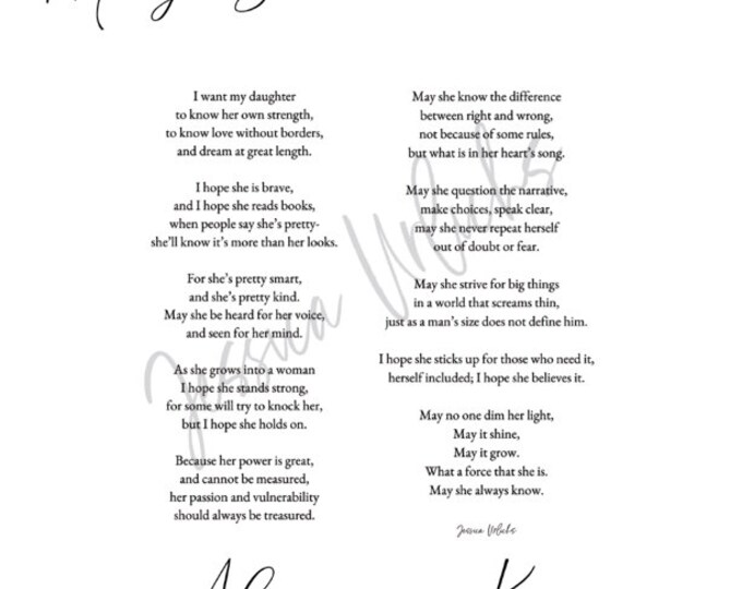 The Wild Child Poem - Etsy New Zealand
