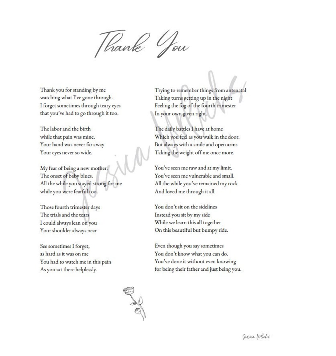 Thanks For Being You Poem