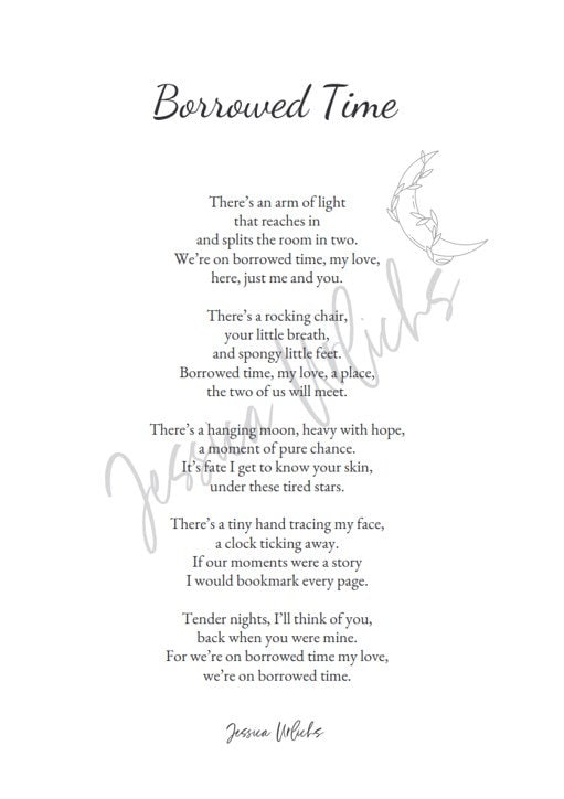 Poems About Borrowed Time at Sam Kyle blog