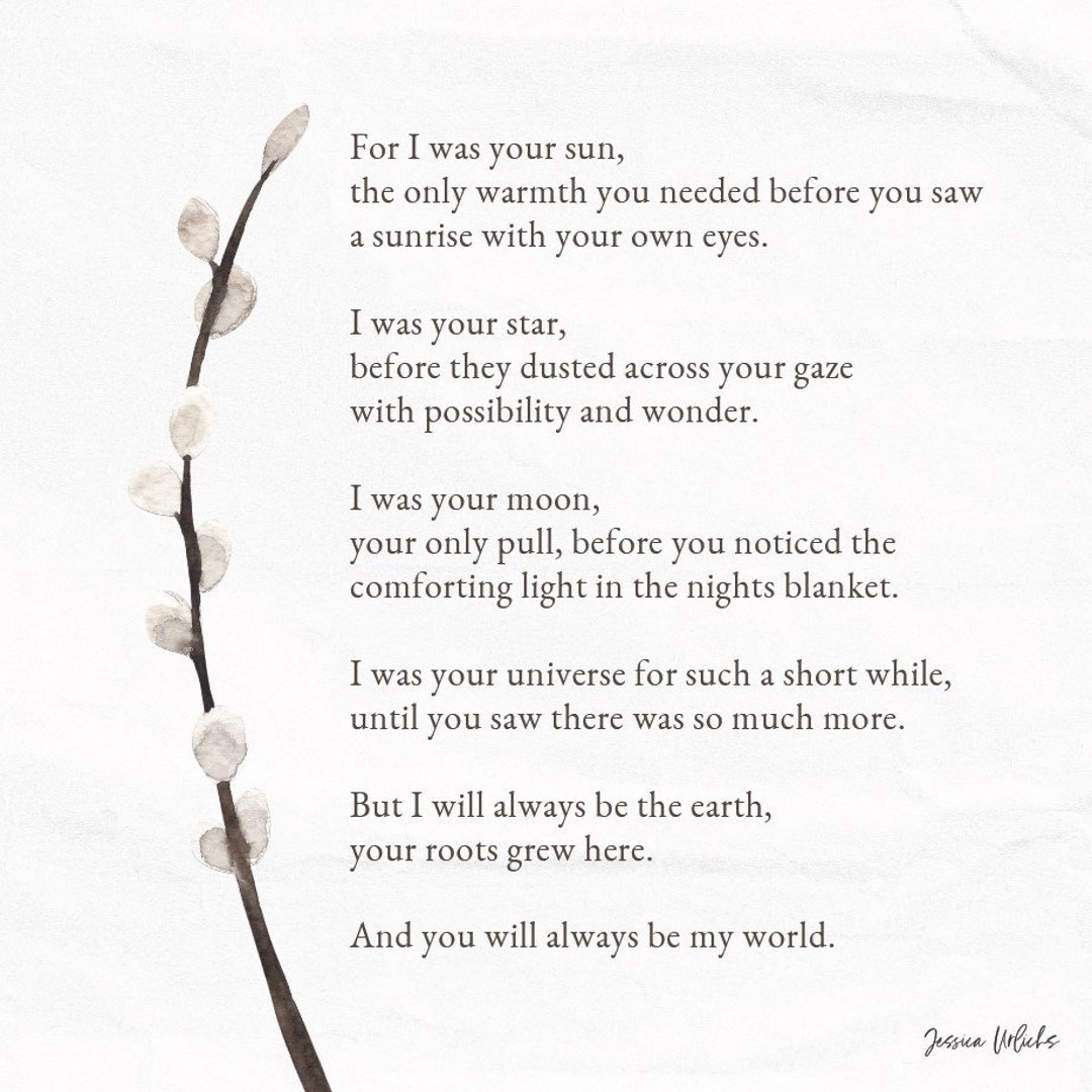 My World Poem (with Design) - Etsy