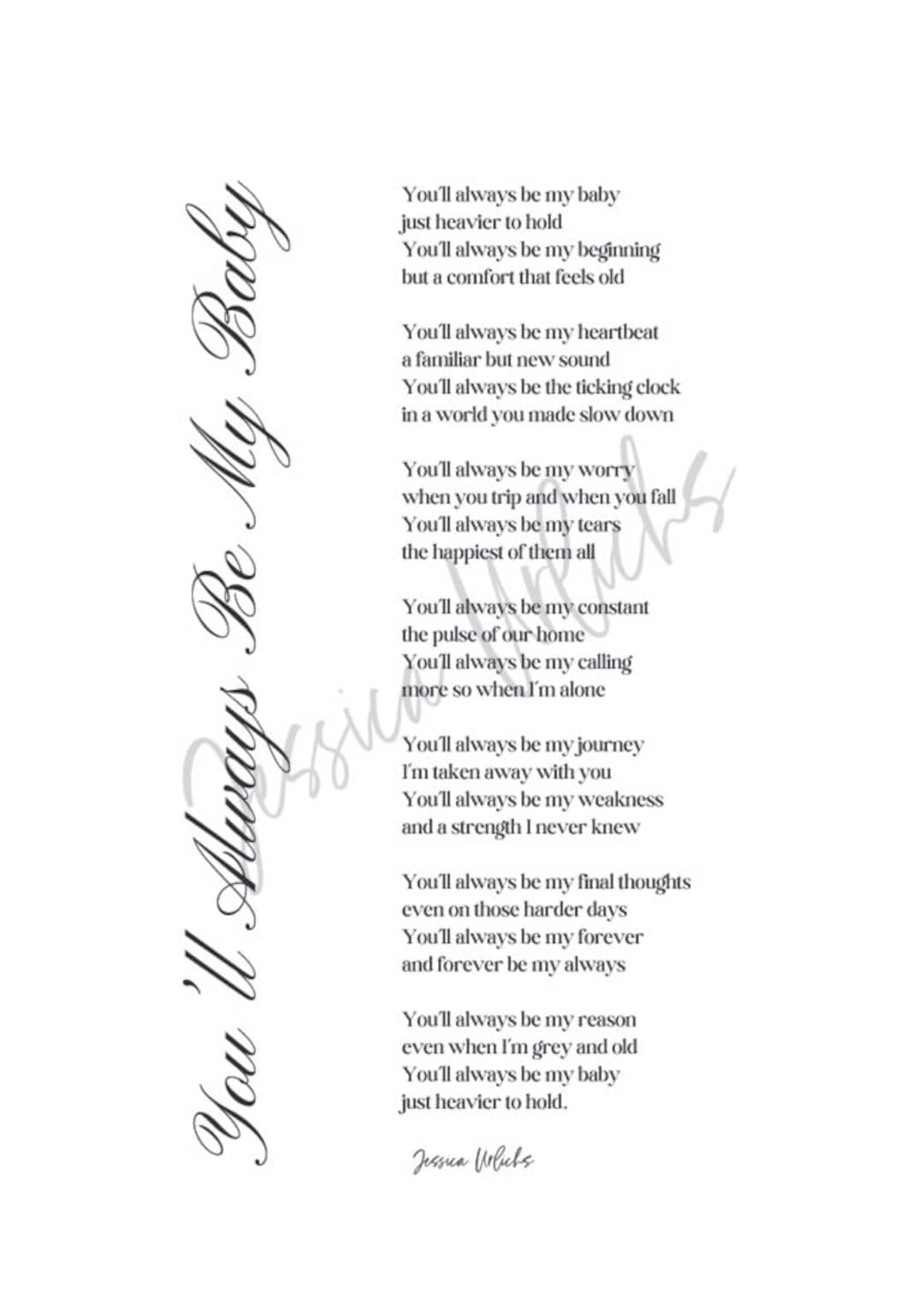 Am I Still Your Baby, Mama Poem Brother Sister Versions New, 10/17/2023