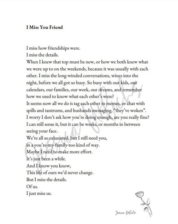 I Miss You Friend Quotes