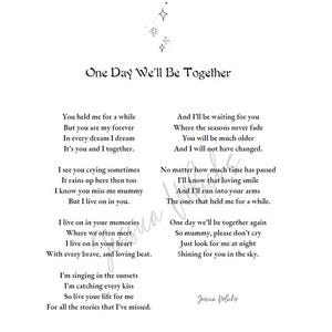 One Day We'll Be Together Poem - Etsy